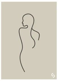 Plakát She Silhouette 50x70 cm Storefactory Scandinavia