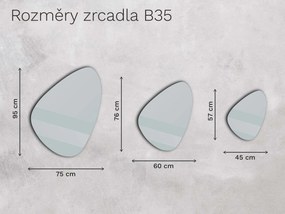 Zlaté zrcadlo Base B35 45×57