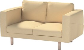 Potah na pohovku IKEA Norsborg 2-místná barva béžová látka lesklé, pletený vzor