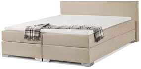 Manželská postel Boxspring 180 cm PREMIER (s matracemi) (béžová). 1007427