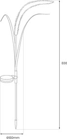Exteriérové ​​solární zapichovací svítidlo Setaria