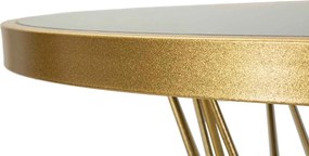 Designový barový stůl Bartlett 70 cm zlatý