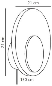 Nordlux - LED Stmívatelné nástěnné svítidlo MARSI LED/7W/230V zelená