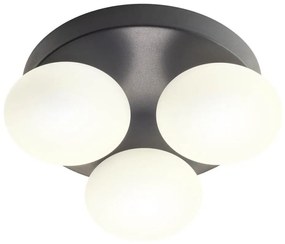 Redo 01-4308 - LED Koupelnové stropní svítidlo OVUM 3xLED/5W/230V IP44 černá