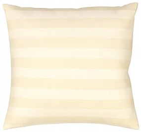 Dadka Povlak na polštář atlas grádl šampaň proužek 2 cm  40x40 cm