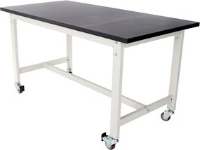 Xingao Pojízdný pracovní stůl 1500×750 mm – ocelový rám, nosnost 400 kg E-ZDG1575L