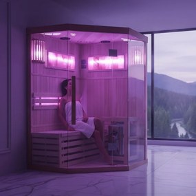 BPS-koupelny Finská sauna Relax  120x120, 1-2 osoby
