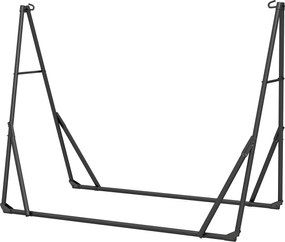 Skládací stojan na houpací síť Outsunny — nastavitelný 175–290 cm, přenosný ocelový rám s taškou, nosnost 120 kg | Aosom