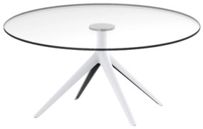 VONDOM - Konferenční stolek MARI-SOL, skleněná deska - různé velikosti (čtyřramenná podnož)