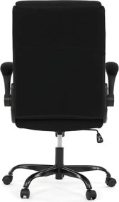 Kancelářské křeslo KA-K3104 BK, houpací mechanismus, černá látka (67 x 68) cm černá
