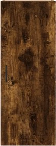 Skříň highboard kouřový dub 34,5 x 34 x 180 cm kompozitní dřevo 3198998