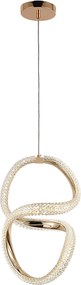 Toolight Toolight, LED závěsné svítidlo 24W, 4000K, G077-3CPR, zlatá, OSW-08667