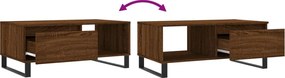 vidaXL Konferenční stolek 90x50x36,5 cm kompozitní dřevo [830579] Barva: kouřový dub