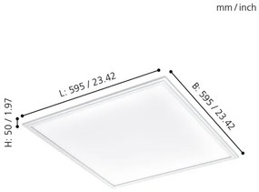 Eglo 32813 - LED Stropní svítidlo SALOBRENA LED/40W/230V