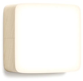 Přisazené dřevěné svítidlo Cube Ceiling / Wall Dekor: Bříza, Teplota chromatičnosti / Stmívání: 4000 Kelvinů / Stmívatelné Casambi, Varianta: L