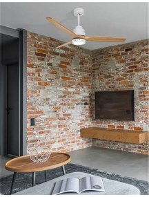 Stropní ventilátor Nature 132 bílé s dálkovým ovládáním