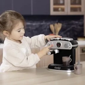 SMOBY Kávovar Espresso černá/stříbrná / Hra na profese / Zvukové a svě