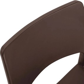 Zahradní židle 2 ks mocca polypropylen 317727