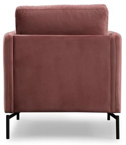 Designové křeslo Laisha růžové
