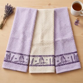 Froté utěrky na nádobí Lavender set 3 ks