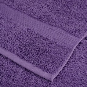 Premium ručníky SOLUND 4 ks fialové 30 x 50 cm 600 g/m² 137351