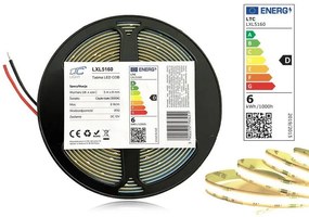 LED pásek 12V IP20 30W bílá teplá 5m LTC LXL5160