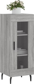 vidaXL Příborník 34,5 x 34 x 90 cm kompozitní dřevo [828818] Barva: šedá sonoma