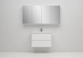 Cersanit Moduo, zrcadlová závěsná skříňka 60cm, bílá, S590-018-DSM