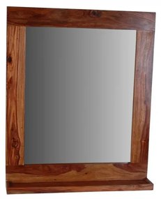 Zrcadlo do koupelny masiv palisandr Leona Ořech