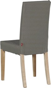 Potah na židli IKEA Harry, krátký barva šedá látka pletený vzor