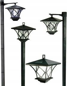4x Zahradní lampa Solarna Lampa vysoká 1,5 m Led
