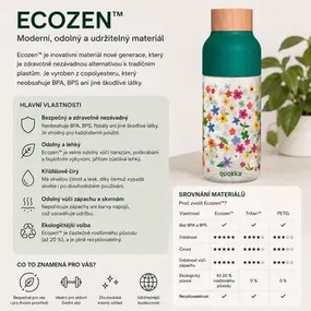 Quokka Ice summer garden / Láhev / Tritan / 570 ml / Bez BPA