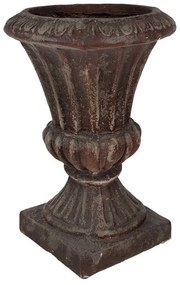 Hnědý antik květináč v barokním stylu Baroque - 40*40*52 cm