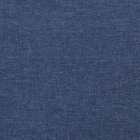 2místná rozkládací pohovka modrá textil - Default Title