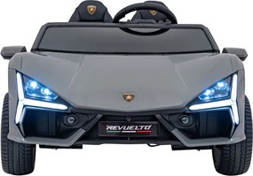 Elektrické autíčko Lamborghini Revuelto XL šedé