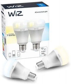 SADA 2x LED Stmívatelná žárovka E27/11,5W/230V 2700-6500K Wi-Fi - WiZ