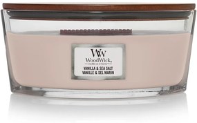 WoodWick – svíčka Vanilla & Sea Salt (Vanilka a mořská sůl), 453 g