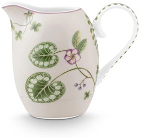 Pip Studio Lily &amp; Lotus mlékovka 250 ml, bílá (porcelánová mlékovka)