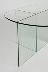 Skleněný konferenční stolek 60x80 cm Linea – Zuiver