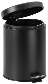 HOPA Odpadkový koš „Soft Close“, 5l, 205×265×205 mm Barva - Černá KDBE104315010