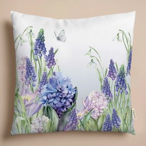 Dekorační povlak na polštářek Voňavé hyacinty