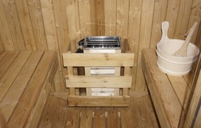 RAKOUSKÝ produkt - Venkovní sudová sauna TROMSÖ M pro 2 osoby 189x 120 x 191,5 cm ( F50120 )