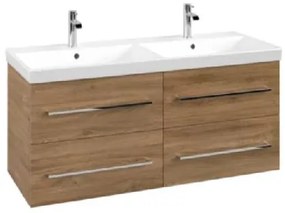 Villeroy & Boch Avento - Umyvadlová skříňka, 1180x514x452 mm, 4 zásuvky, Oak Kansas A89300RH