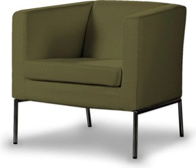 Potah na křeslo IKEA Klappsta barva zelená látka pletený vzor