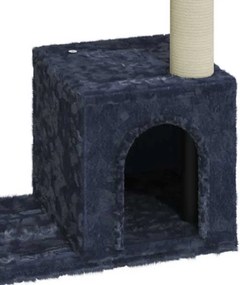 Škrabadlo pro kočky se sisalovými sloupky tmavě šedé 70 cm 171435