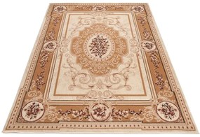 Klasický kusový koberec ATLAS F744A Krémový Rozměr: 160x220 cm