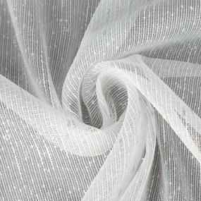 ZÁCLONA NA KROUŽCÍCH KELLY 300 CM X 250 CM CM BÍLÁ