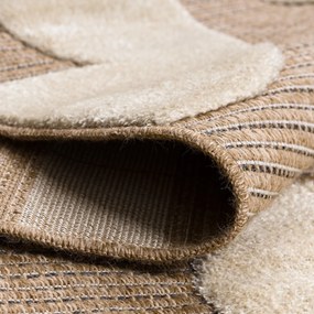 Dywany Łuszczów, Kusový koberec Spark 0696A beige/cream, 80x150, béžová, chodba / předsíň