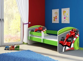 Dětská postel - Formule 160x80 cm zelená