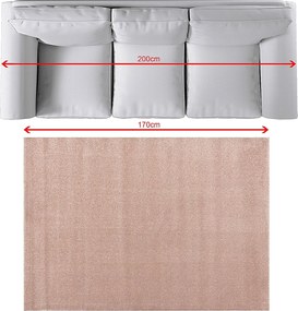 Koberec Sevilla dusty rose 120x170 cm